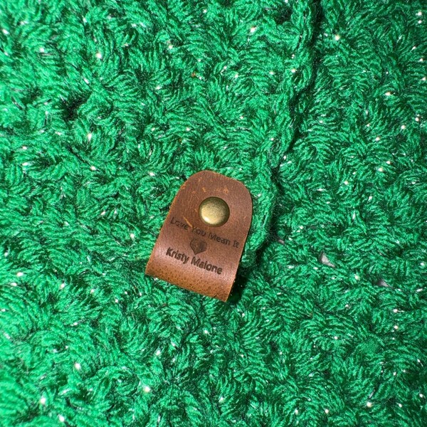 Personalized Label for Knitting,handmade Label With Logo,custom Leather ...