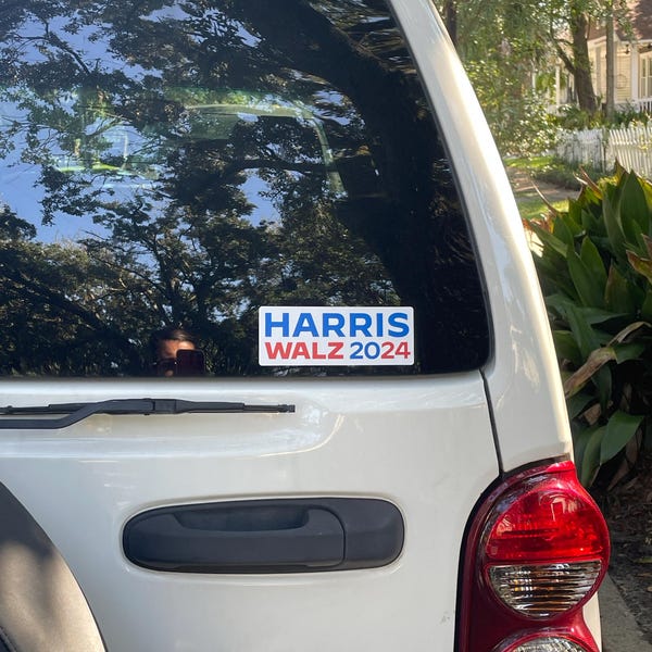 HARRIS WALZ 2024 | Bumper Stickers | Decals | Vinyl | Water-resistant ...