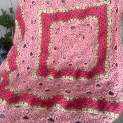 Grandma's German Shells Blanket Pattern / PDF Instant Download ...