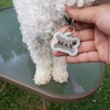 Double Sided Laser Etched Stainless Steel Pet ID Tag for Dog & Cat Tag ...