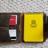 Personalized Real Genuine Leather Organizer Wallet Cover for Rite in ...