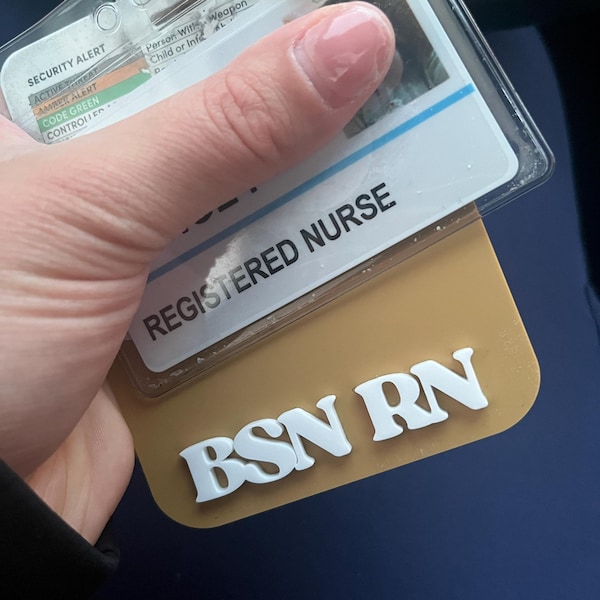 RN Badge Buddy Custom Gift for Healthcare Worker Personalized Gift for ...