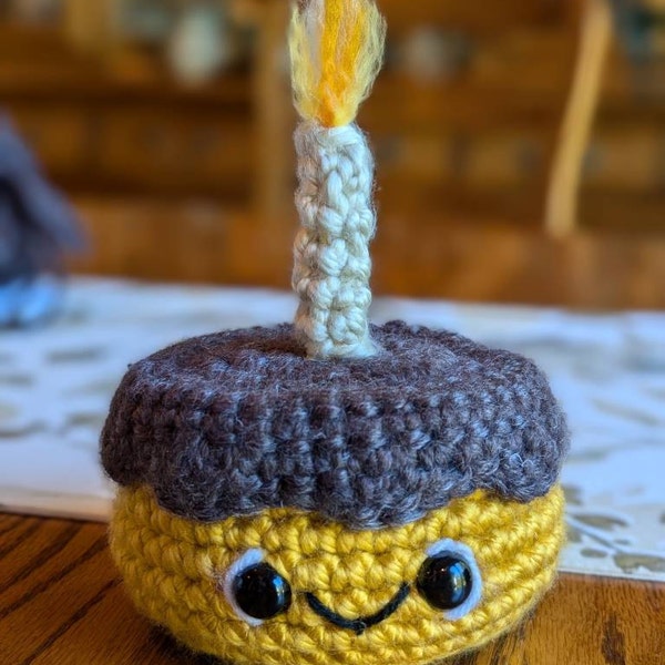Amigurumi Plush Mini Birthday Cake Crochet Pattern, Mini Cake With ...
