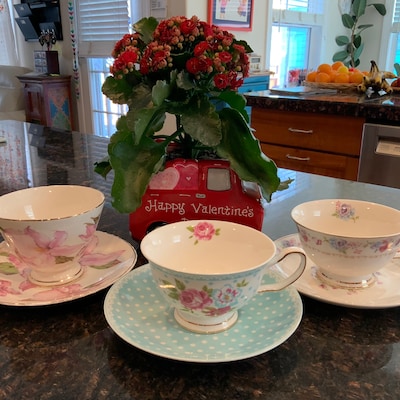 IMPERFECT Bulk Tea Cups & Saucers With Minor Imperfections Mismatched ...