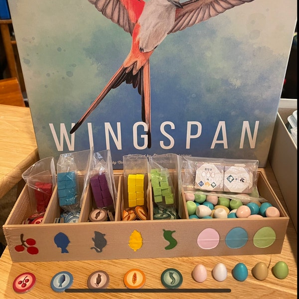 Wingspan Board Game, Resource and Egg Storage Box, Wingspan Game ...