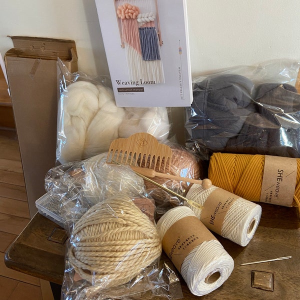 Weaving Loom Kit for Beginners ,weaving Starter Pack,diy Woven Wall ...