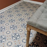 Checkerboard Sheet Vinyl Flooring Lino in Black and White Marble Tile ...