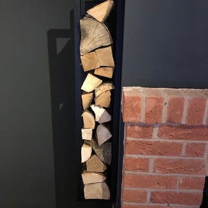 Wall Mounted Industrial Firewood Log Store / Storage Large or - Etsy