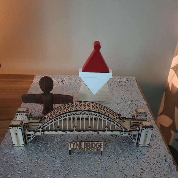 Tyne Bridge 3D Wooden Model Kit Eco-friendly Northeast Craft - Etsy UK