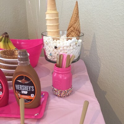 Customized Sweet Tooth Sprinkle Mason Jar - Etsy