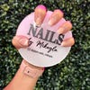 New! Custom Nail Logo| 3D Acrylic Nailfie Photo Prop, Nail Technician ...