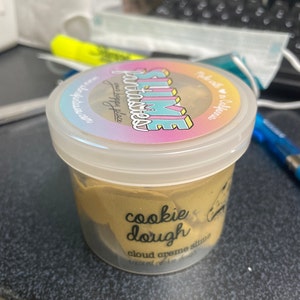 Cookie Dough Slime Slime Dazzle Cookie Dough Cloud Slime - 8oz Non ...