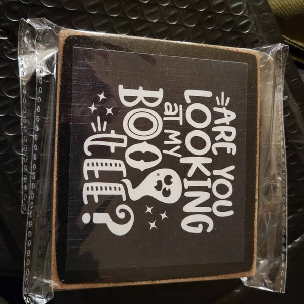 Halloween Bathroom Decor, Halloween Sign, Block Sign, Halloween Tiered ...