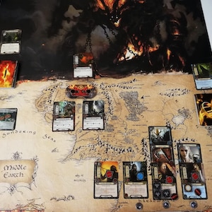 The Lord of the Rings Map Edition Limited Gameboard Game Board Mat New ...