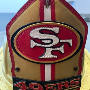 CUSTOM LEATHER Shield Front Patch Plaque Custom Made Leather | Etsy