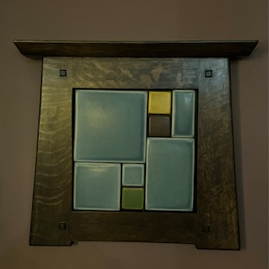 4x4 Tile Frame, Craftsman/mission Style Frame, Arts and Crafts, Quarter ...
