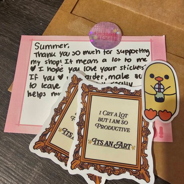 TTPD "i Cry A Lot but I Am so Productive, It's an Art" Taylor Sticker ...