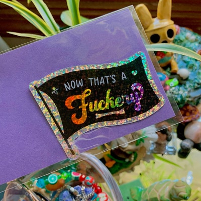 Holographic Hi Helen Sticker, Vinyl Ferngully Inspired Sticker ...