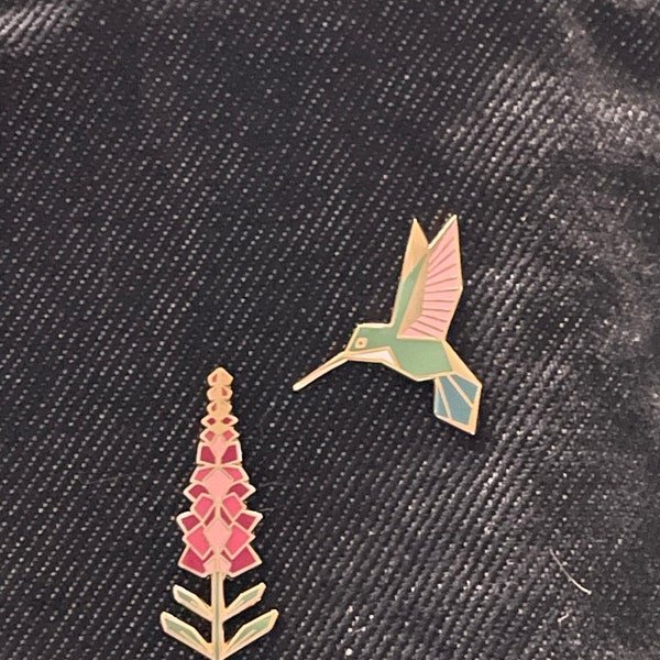 Flower Fireweed Enamel Pin Enamel Pins, Flower Pin, Cute Pins, Nature ...