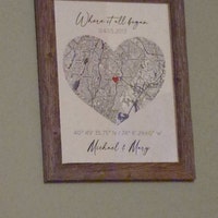 Where We Met Map, Personalized Couples Gift, Custom Map, Boyfriend Gift ...
