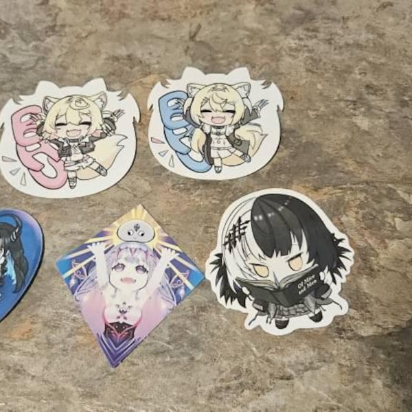 Hololive Stickers EN Gen 3 and A-chan - Etsy