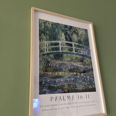 Psalm 16 You Make Known to Me the Path Poster, Camille Pissarro, Bible ...