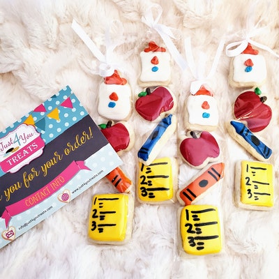 Mini Back to School Cookies 1 Bag , Teacher Cookies, Teacher ...