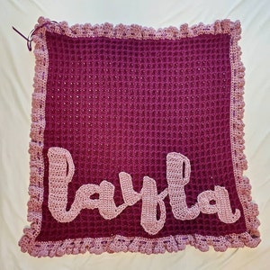 ANGELS & RAINBOWS Font Crochet Letter L Pattern Crochet | Etsy