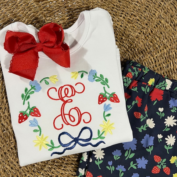 Berry Floral Frame Machine Embroidery Design - Etsy