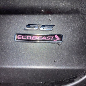 Gel Coated domed FORD ECOBEAST Emblem Overlays Ecoboost Eco Boost ...