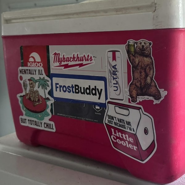 Bear Beer Sticker, Vinyl Sticker, Laptop Sticker, Yeti Cooler Sticker ...