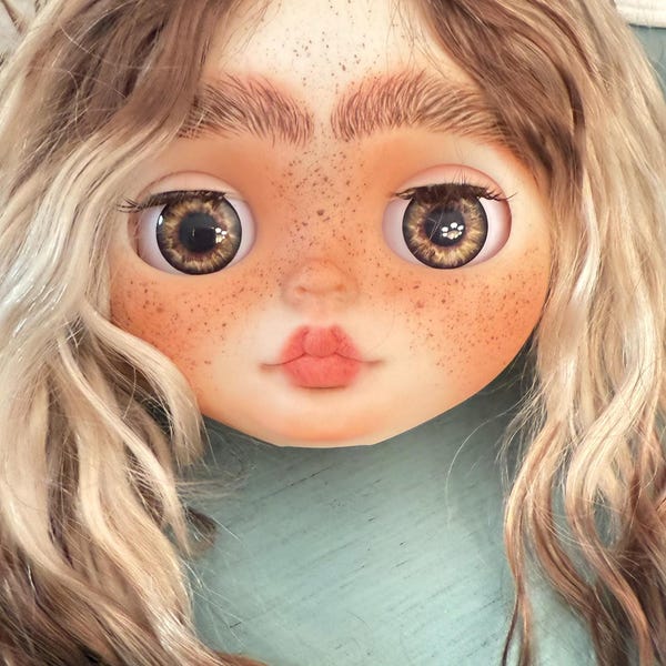 Blythe Doll Custom TBL, Ooak Blythe Doll, Blythe Blonde Hair, Blythe ...