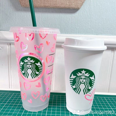 24oz Hearts Cold Cup Svg, Venti Full Wrap Svg, Hearts Svg, Heart Svg ...