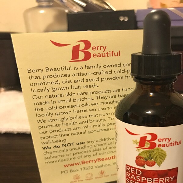 Red Raspberry Seed Oil 1 Gallon (128 Fl Oz) - Cold-pressed by Berry ...