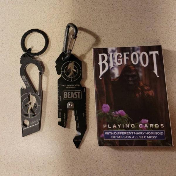 Sasquatch, Yeti, Bigfoot Sculpted Pewter Keychain, Perfect Bigfoot Gift ...