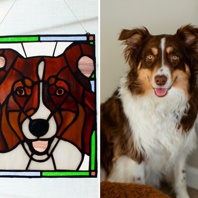 Darth Vader Stained Glass Panel, Star Wars, for Wall, Window or ...