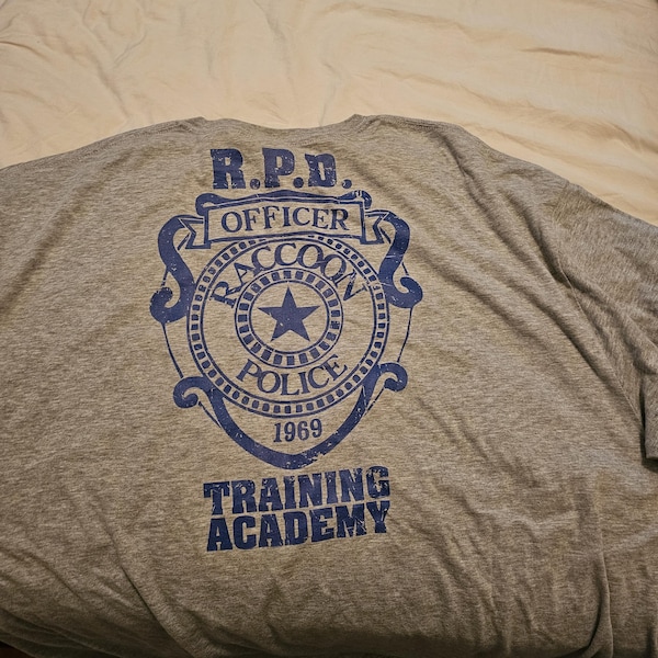 Raccoon City Police R.P.D. Double-print T-shirt - Etsy