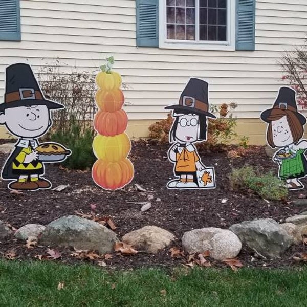 Welcome Great Pumpkin Yard Sign / Linus Brown / Sally Brown / Peanuts ...