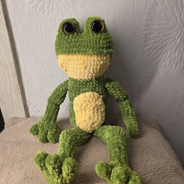 Crochet Frog Pattern: Amigurumi Plush Toy (PDF Tutorial) - Etsy