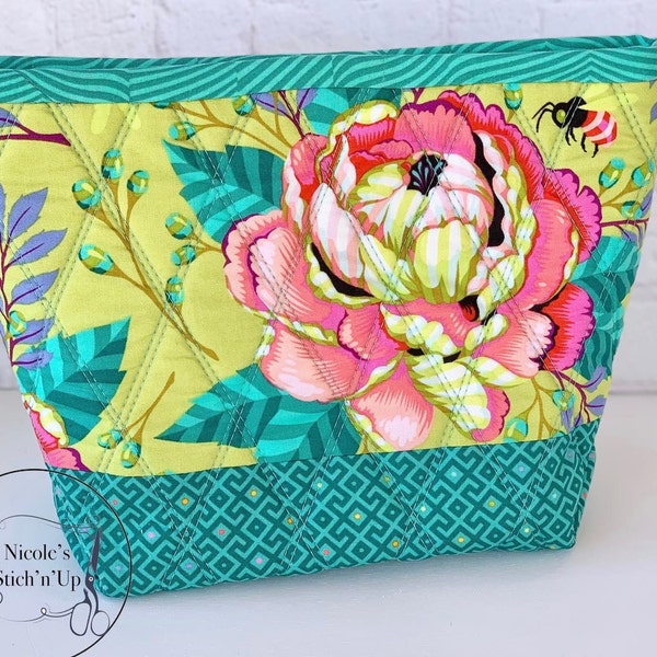 PDF Bristol Pouch || Quilted Zipper Pouch Pattern in Three Sizes || PDF ...