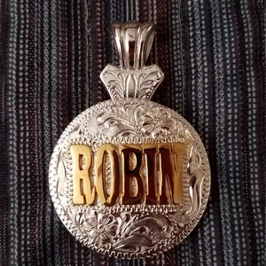 Custom Conchos, Handcrafted, Rich and Deep Hand Engraving, Add Your ...