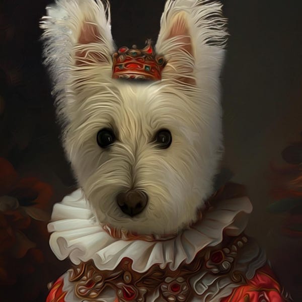Commender Pet Portraits, Regal Pet Portraits, King Pet Portraits, Royal ...