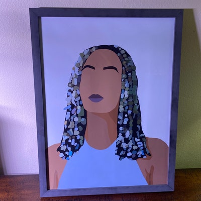 Solange Poster Art Print Portrait Print Celebrity Print - Etsy