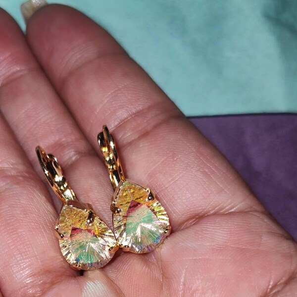 NEW COLOR Agave Ignite Swarovski Crystal Statement Ring, Big Sage Green ...