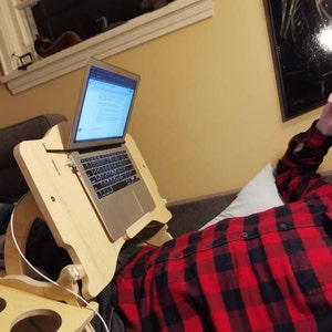 Laptop Desk Designed for Lying Down Sitting Posture, Helping to Relax ...