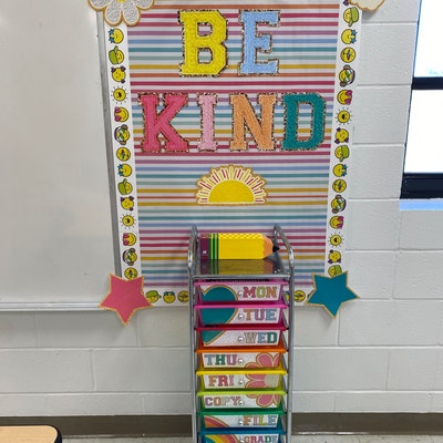 Stoney Clover Lane Inspired Varsity Patch Letter Classroom Decor Bundle ...