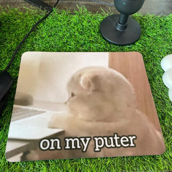On My Puter Mouse Pad - Etsy