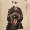 Doodle Drawing Personalized Custom Name Digital Watercolor - Etsy