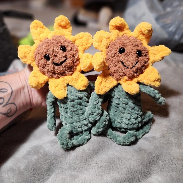 Sunflower Sprite Crochet Pattern PDF - Amigurumi, Decor, Toys, Plush ...