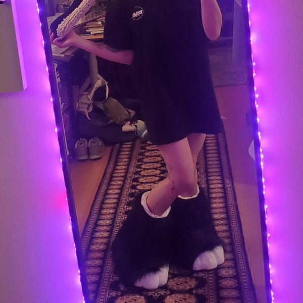 Dotted Eyes Head Base Furry Fursuit, PLA 3D Print Cosplay, PLA 3D Print ...